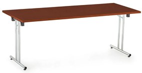 Skládací stůl Impress 180 x 80 cm, tmavý ořech