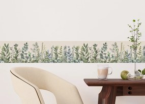 Samolepící bordura na zeď Zeleně | 5 m x 13.8 cm | DWB8477