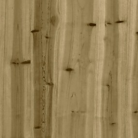 Zahradní truhlík s nohami 70x31x70 cm impregnované borové dřevo - Default Title