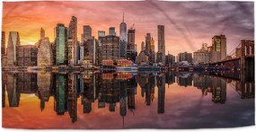 Sablio Ručník New York Západ slunce - 30x50 cm