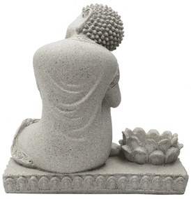 Milujeme Kameny Buddha s lotosem - svícen Feng Shui