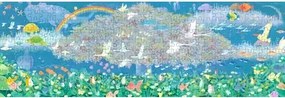 DJECO Panoramatické puzzle Snění / 350 dílků / 97 x 33 cm