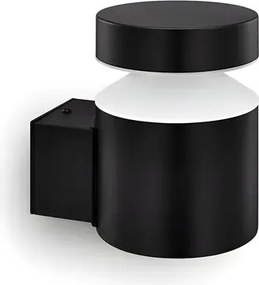 Philips Laven černá / Venkovní nástěnné svítidlo / LED 6W / 720lm / 27