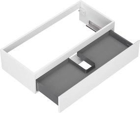 Mexen Orio, koupelnová skříňka 100 cm, 1 zásuvka, bílá matná, 91A10-10023-1-BF01