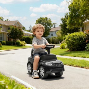 AIYAPLAY LAND ROVER DISCOVERY odrážedlo, vozidlo k odrážení s klaksonem, zvuky motoru, úložný prostor pod sedadlem 18–36 měsíců, černá