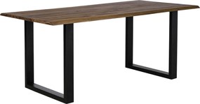 XXXLutz JÍDELNÍ STŮL, akácie, černá, barvy vlašských ořechů, 200/100/75 cm MID.YOU - Jídelní stoly - 001769018305