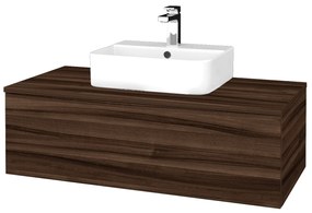 Dřevojas Koupelnová skříňka MODULE SZZ1 100 Varianta: N01 Bílá lesk / D08 Wenge