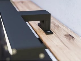 Koupelnové LED svítidlo nad zrcadlo Panlux ARVEN PN12300006 8W IP44 4000K černá
