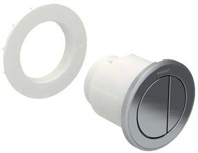 Geberit - Oddálené ovládání typ 10, pneumatické, pro 2 množství splachování, kartáčovaná nerez 116.057.SN.1