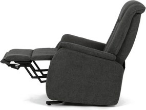 Polohovací křeslo šedé, elektrické TV-L8963 GREY2