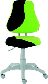 Dětská židle FUXO Alba S-LINE černo-zelená