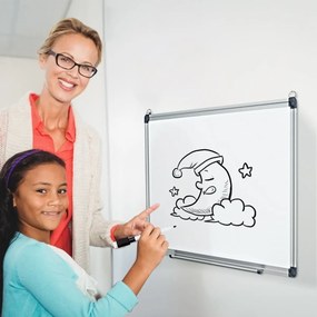 Costway Magnetická tabule na psaní nástěnná tabule poznámková tabule