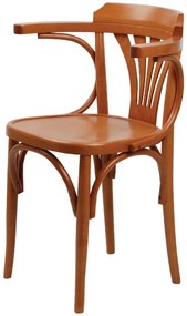 Židle celodřevěná JAROSLAVA buková ot - ořech tmavý