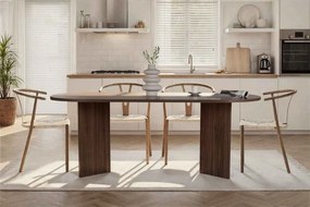 Designový jídelní stůl Zaramama 200 cm vzor ořech