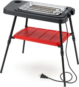 Costway 2 v 1 Elektrický gril 2000 W volně stojící gril s dvojitými grilovacími