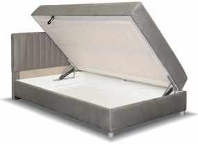 Postel boxspring s úložným prostorem NOVO - hlavové čelo, 120x200cm