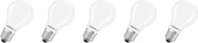 Osram LED žárovky »Base Retro«, 5 kusů (Cla60, E27, 806lm, 2700 K, matná)