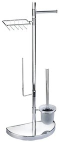 WENKO 196022500 - Toaletní centrum SPACE MARVEL 34x84,5 cm stříbrná/satin 196022500
