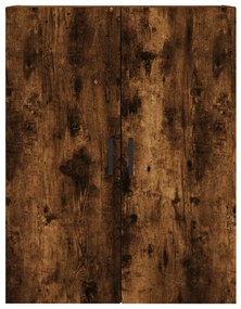 Skříň highboard kouřový dub 69,5 x 34 x 180 cm kompozitní dřevo,  3195848