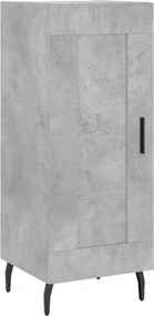 Skříň highboard betonově šedá 34,5x34x180 cm kompozitní dřevo 3199509