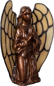 Dekorativní lampa Tiffany Anděl - 20*18 cm 1x E14 / Max 40W