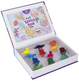 Tookyland Kreativní sada První voskovky 2 v 1 Dinosaurus