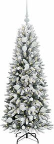 Umělý vánoční stromeček Bílá 120 cm PVC, plast, ocel a PE 3396024