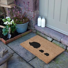 Rohožka z kokosového vlákna 40x60 cm Hedgehog Family – Artsy Doormats