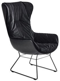 Freifrau Manufaktur designová křesla Leya Cocktail Wingback Chair Sledge