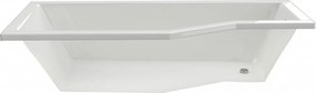 BESCO Asymetrická vana ESTE Nožičky k vaně - Bez nožiček, Rozměr vany - 150 × 75 cm, Způsob provedení - Pravé VANEST15P
