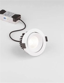 NV 9232117 Zapuštěné svítidlo BLADE bílý hliník LED 12W 3000K 38st. IP65 výklopné - NOVA LUCE