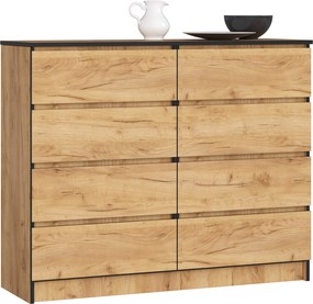 Komoda K120 8SZ dub craft