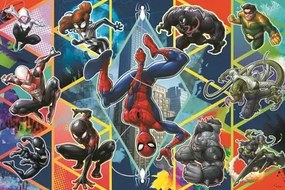 Trefl - Puzzle - Super Shape XL Spiderman: Přidej se / 160 dílků / 60
