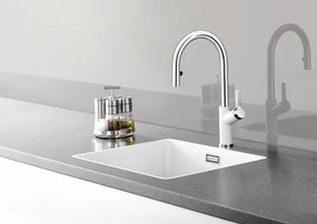 Kuchyňská vodovodní baterie Blanco CARENA-S Vario bílá/chrom lesk 521368