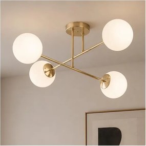 BRILAGI - Přisazený lustr MILO 4xE27/60W/230V zlatá