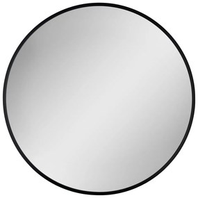Hopa Zrcadlo bez osvětlení DAHLEN BLACK Průměr - 60 cm OLNZDAH60B
