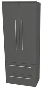 Mereo Mereo, Bino, koupelnová skříňka vysoká 163 cm, dvojitá, Multidecor, CN699SEDD