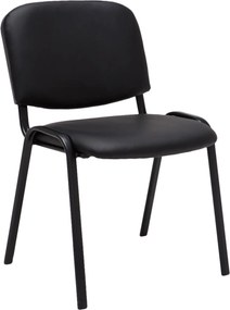 Konferenční židle Ken umělá kůže – černá