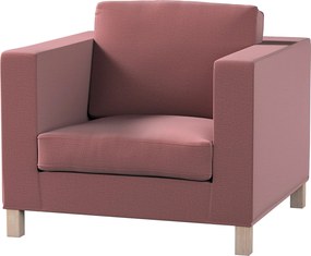 Potah na křesko IKEA Karlanda, krátký barva fialová látka sametová