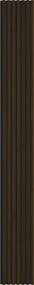 Mexen Lam-B, stěnové lamely 275 × 31,5 cm, HDF deska 4 mm, wenge, S100-275317-2812-071