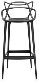 Barová židle Masters Stool výška 109 černá, Kartell - Masters Stool 5868 (výška 109 cm)