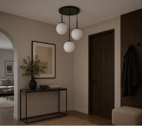 BRILAGI - Lustr na lanku MILO 3xE27/60W/230V černá