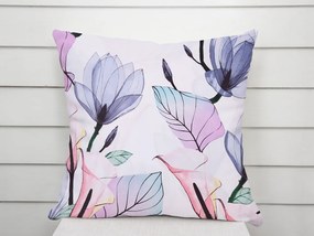 Biante Bavlněný povlak na polštář Sandra SA-333 Velké květy magnolie a kaly 50 x 70 cm