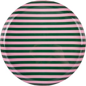 Zelený/světle růžový železný talíř ø 30 cm Animado – PT LIVING