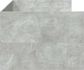 Válenda se zásuvkami bez matrace betonově šedá 75 x 190 cm 3280835