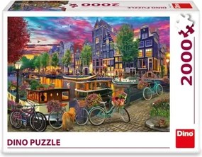 DINO Malovaný Amsterdam / 2000 dílků / od 15 let