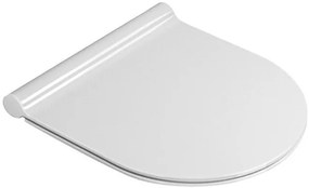 GSI, KUBE X, NORM WC sedátko Soft Close SLIM, duroplast, bílá, MS76SN11