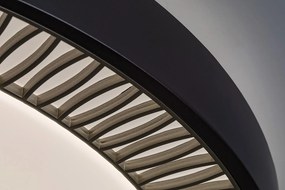 Rabalux Hnědé stropní LED svítidlo Matea 500mm 40W CCT s DO 3000