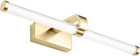 Toolight Toolight, LED nástěnné svítidlo 40cm, 9W, 4000K, 1000lm, APP1883-1W, zlatá lesklá, OSW-66038