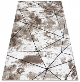 Kusový koberec Polygons hnědý 160x220cm